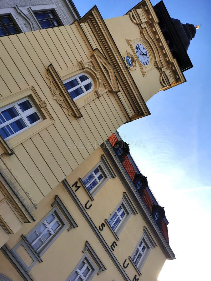 Old Town Hall in the Ostrava Editorial Stock Image - Image of green ...