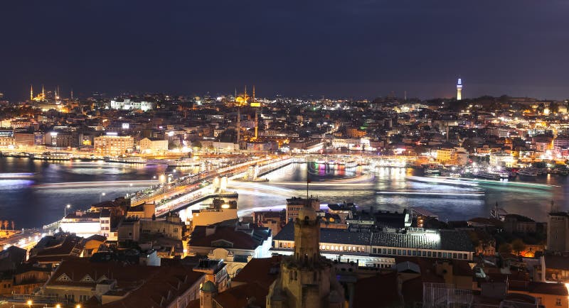 Old Town of Istanbul in Turkey Editorial Photography - Image of golden ...