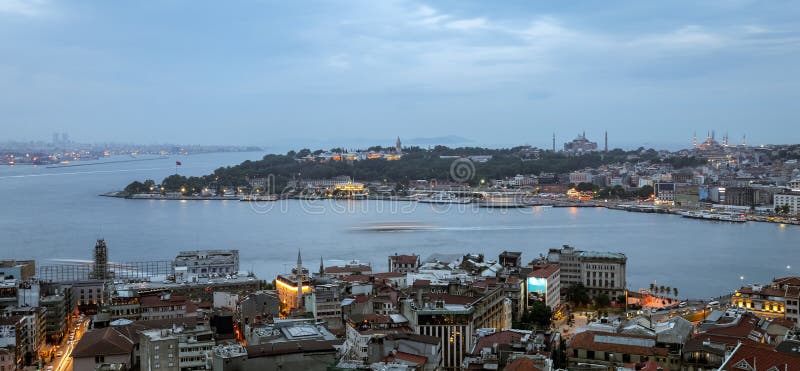 Old Town of Istanbul in Turkey Stock Photo - Image of galata, cityscape ...