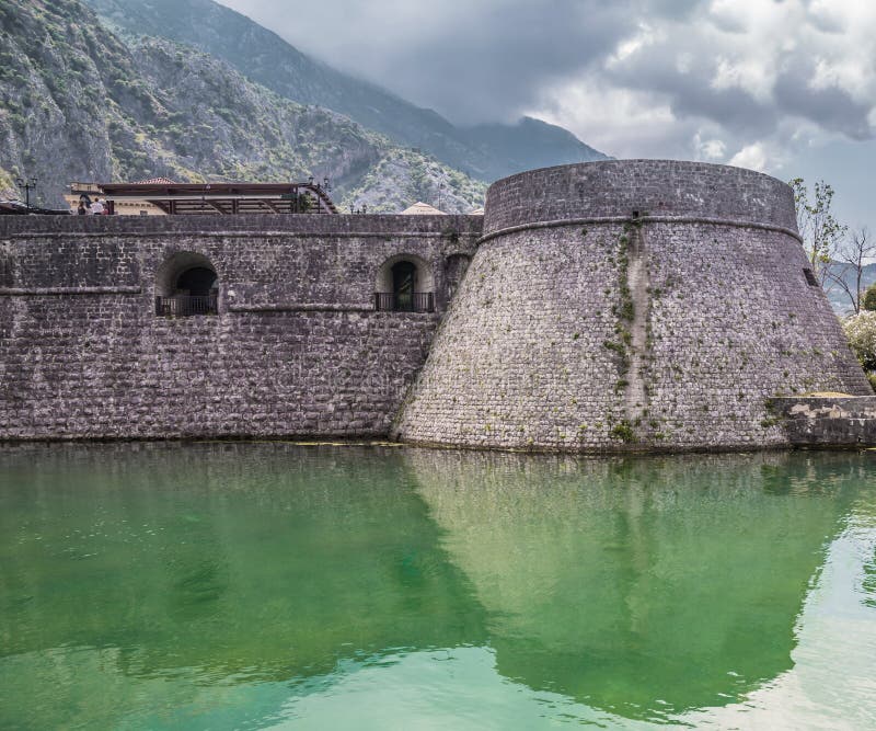 Old town Kotor stock photo. Image of fort, grad, crna - 76336536
