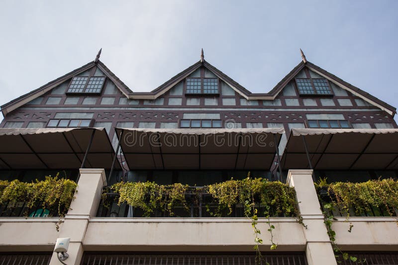 Lower View of Boiler Stack Tower with Ladder Stock Photo - Image of ...