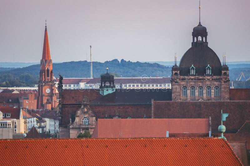Old Town in Nuremberg, Germany Stock Image - Image of city, landmark ...