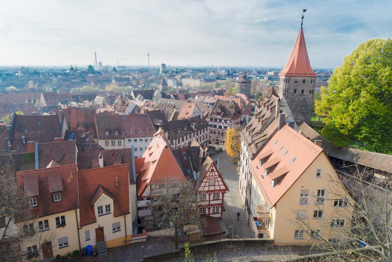 Old Town of Nuremberg, Germany Stock Image - Image of city, nuremberg ...