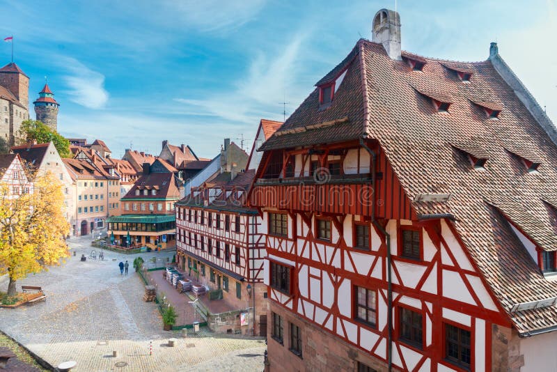 Old Town of Nuremberg, Germany Stock Image - Image of german, pegnitz ...