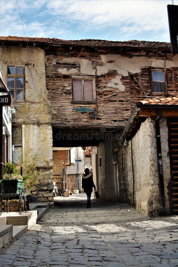 Old Town Ohrid editorial stock image. Image of city - 173525909