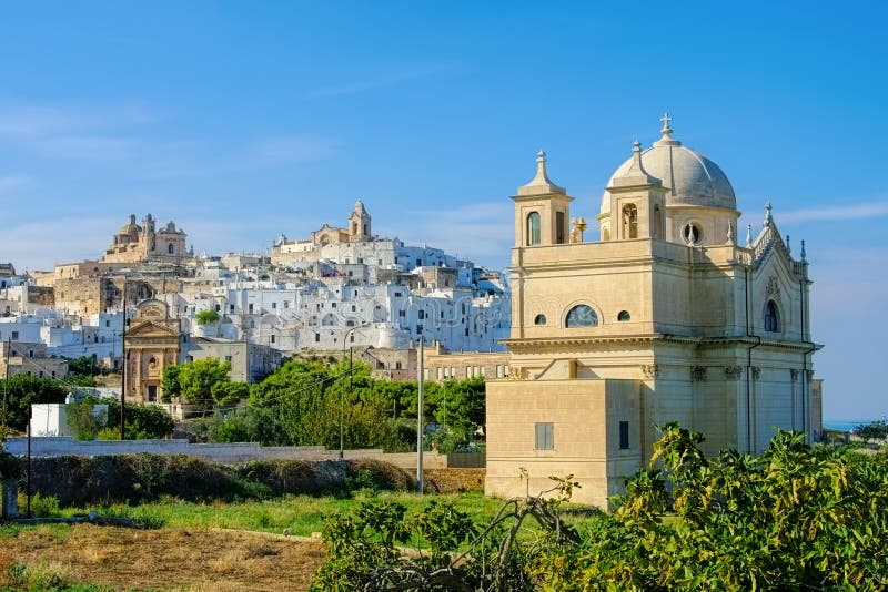 Ostuni (Apulia, Italy) - Old Town Stock Image - Image of town, street ...