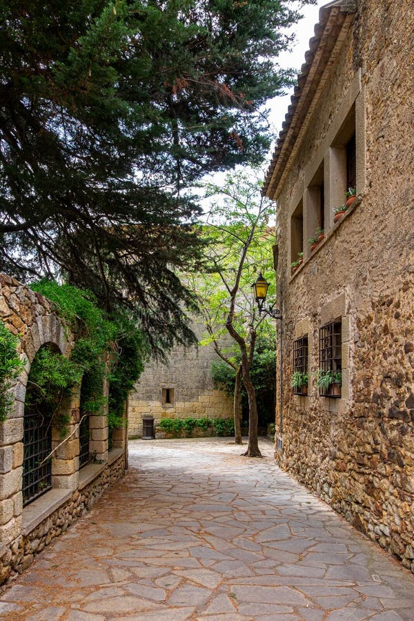 Pals. Girona stock photo. Image of vacations, gothic - 34281124