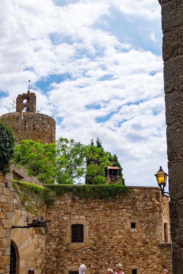Pals. Girona stock photo. Image of vacations, gothic - 34281124