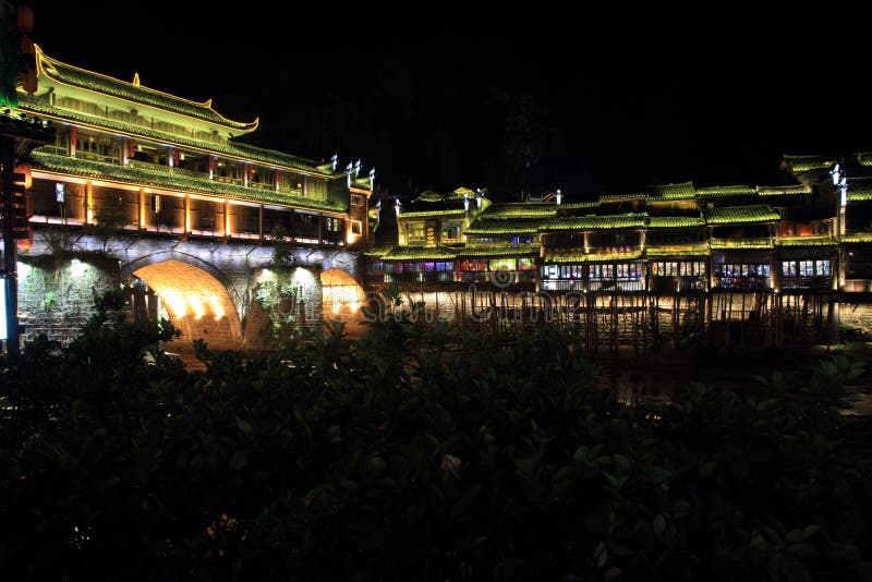 The Old Town of Phoenix;fenghuang Ancient Town Editorial Photo - Image ...