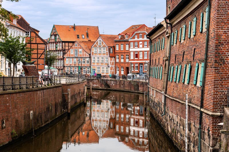 The Old Town and the Old Port of Stade Editorial Photo - Image of ...