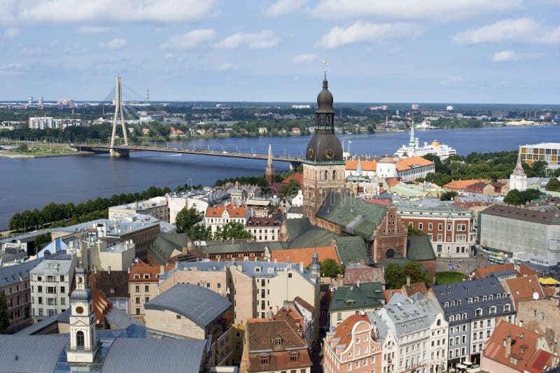 Old town of Riga stock photo. Image of europe, destination - 15740776