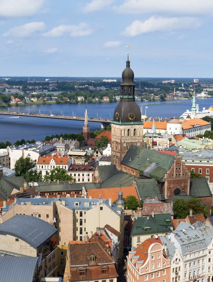 Riga, Latvia old town stock photo. Image of baltic, ancient - 13921844