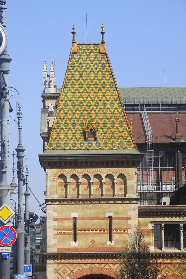 Old Town Roof with Unique Pattern Stock Photo - Image of landmark ...