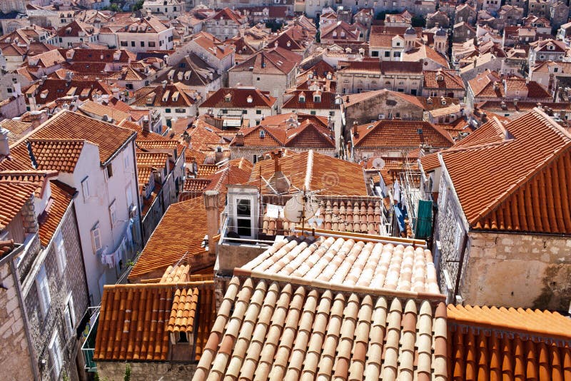 Old Town rooftops stock photo. Image of europe, architectural - 27752540