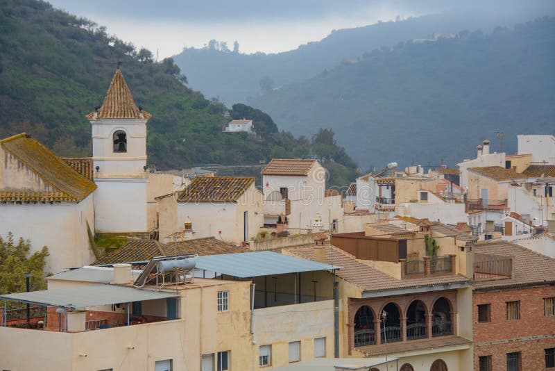Old Town of Sayalonga in Andalusia Editorial Photography - Image of ...