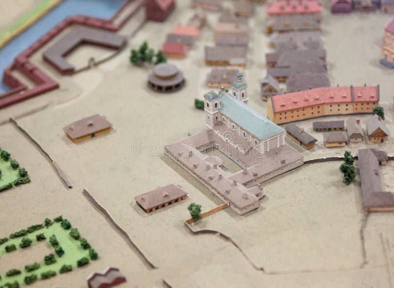 Old town scale model stock photo. Image of forest, house - 149399770