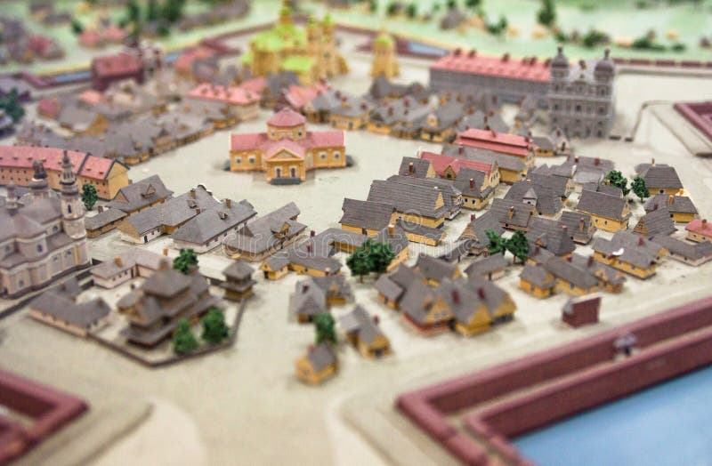 Old town scale model stock photo. Image of scale, culture - 172480134