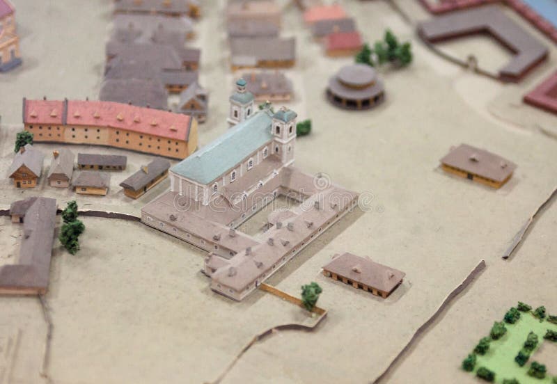 Old town scale model stock photo. Image of architecture - 179545534