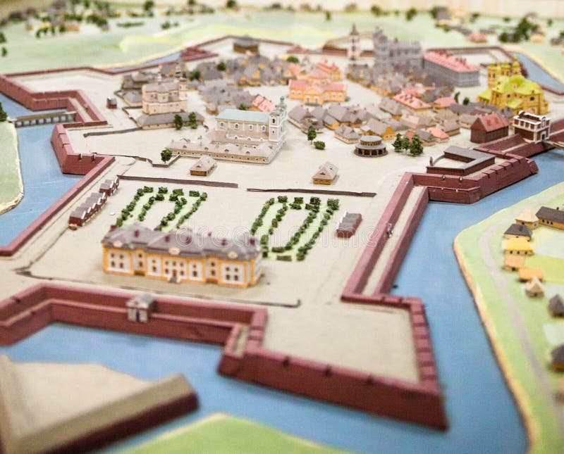 Old town scale model stock photo. Image of culture, model - 183560636