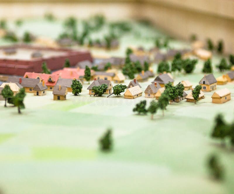Old town scale model stock image. Image of culture, city - 183895939