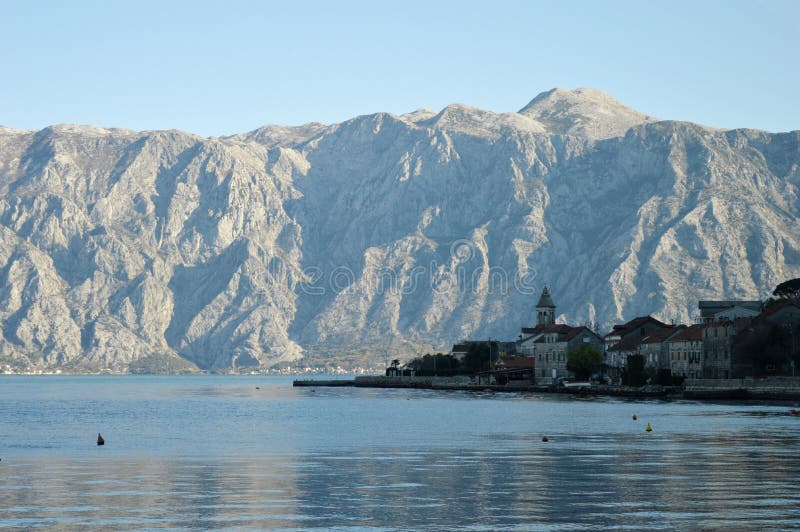 Town on the seafront stock photo. Image of water, color - 169530790