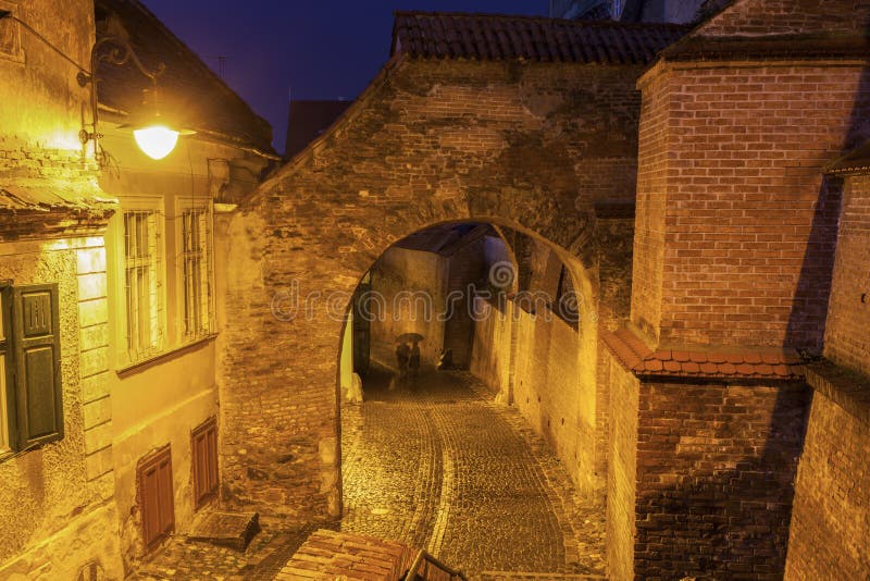 Old Town of Sibiu stock photo. Image of downtown, transylvania - 149967910