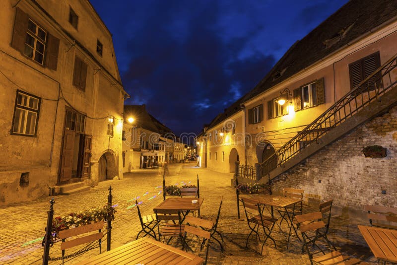 Old Town of Sibiu stock photo. Image of sibiu, panorama - 152500376