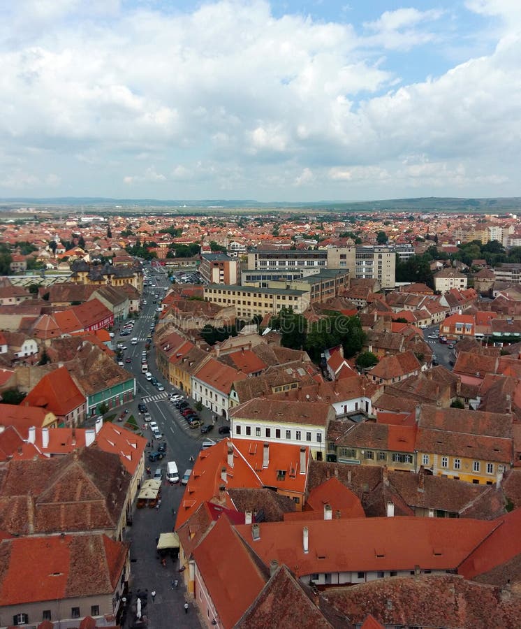 Old town, Sibiu, Romania stock photo. Image of county - 310592668