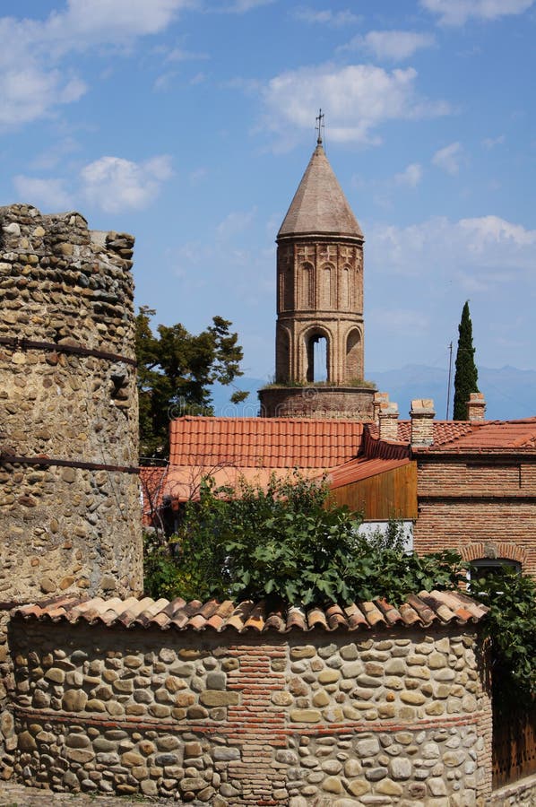 Old town of Signagi stock image. Image of comfortable - 21042969