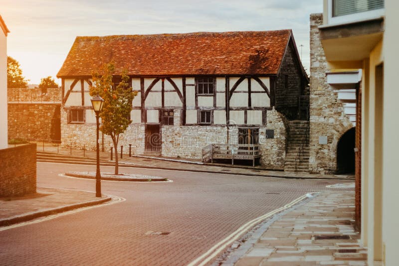 Old Town in Southampton England Stock Photo - Image of boat, travel ...