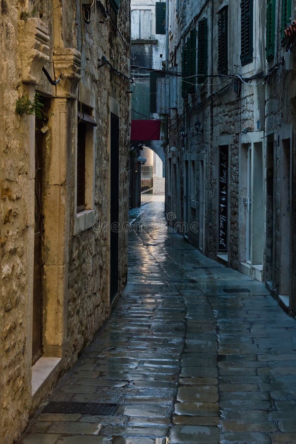 Old Town in Split, Croatia stock image. Image of town - 146916041
