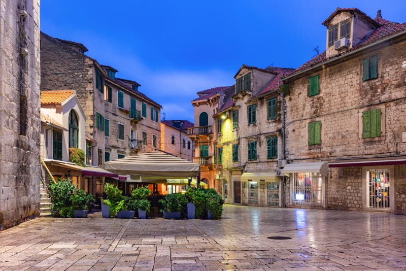 Old Town of Split, Croatia stock photo. Image of historic - 164172780