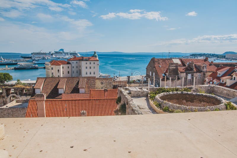 Old Town of Split in Dalmatia, Croatia Editorial Photography - Image of ...