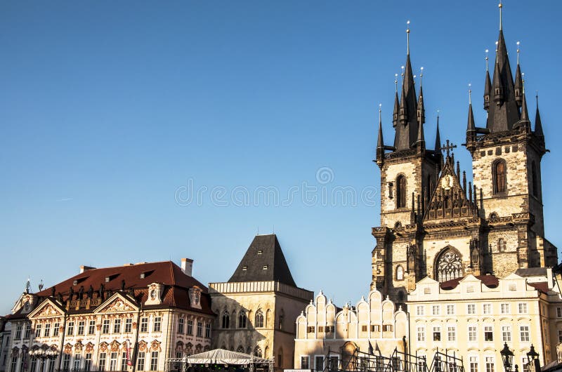 Old Town Square stock image. Image of tower, building - 27676023