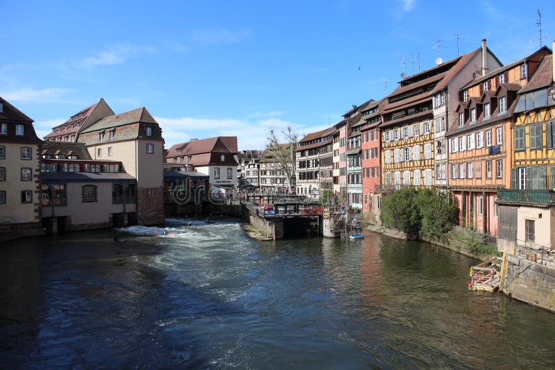 Old Town of Strasbourg in France Stock Image - Image of sunny, tourism ...