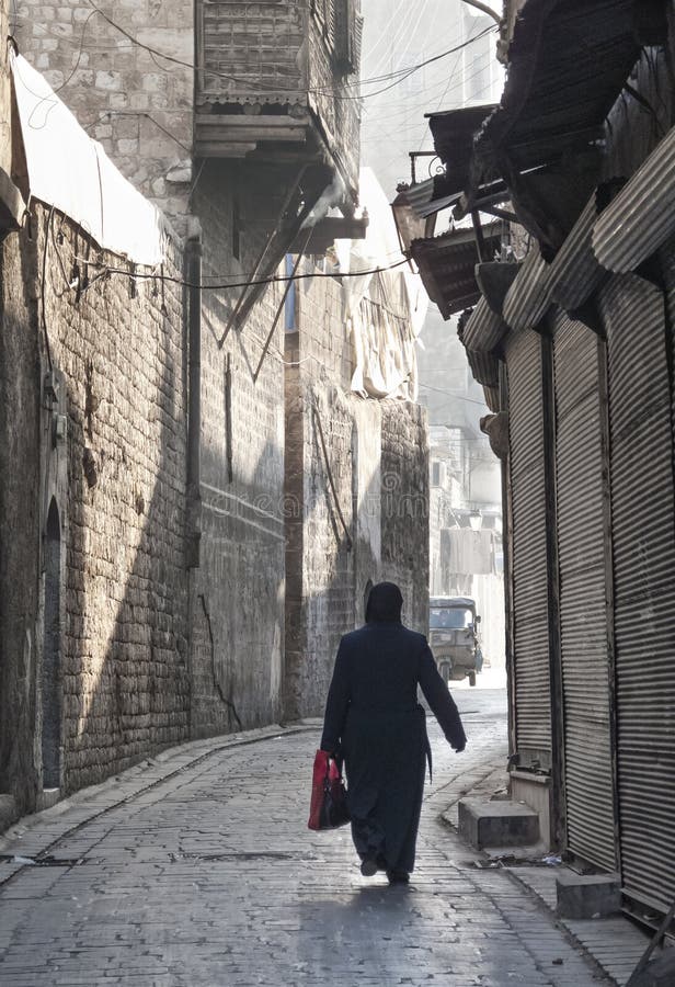 Street in aleppo syria editorial stock photo. Image of east - 29892043