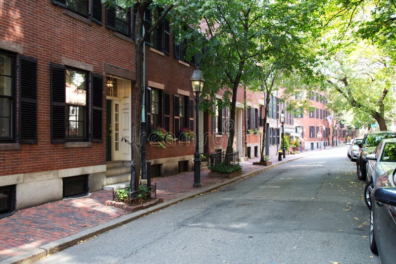 Old Town Street, Boston stock photo. Image of architecture - 71770218