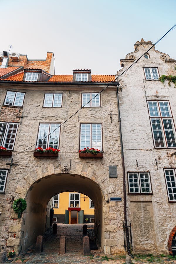 The Swedish Gate In Riga (old Town) Stock Image - Image of building ...