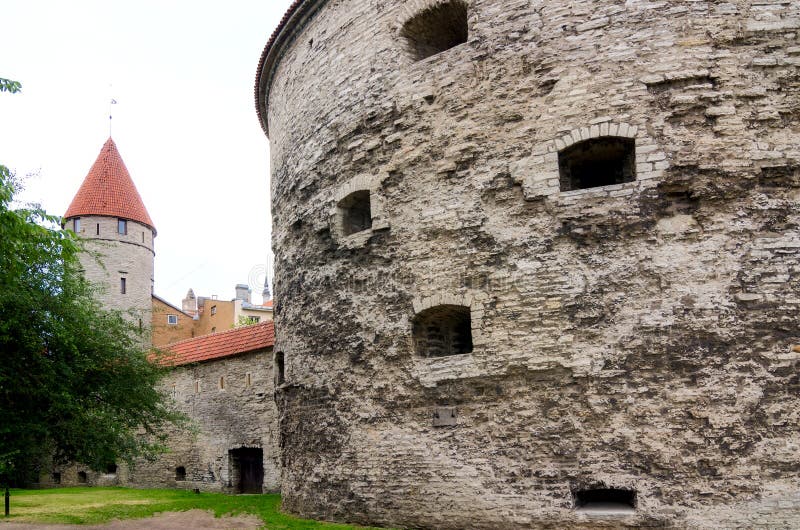 Old Town of Tallinn stock photo. Image of roof, scenery - 32740052