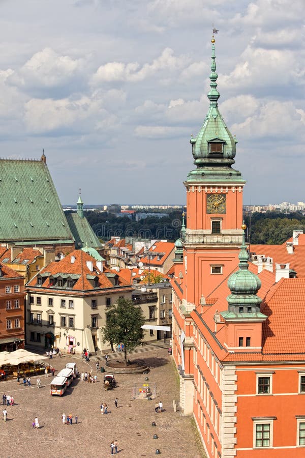 Old Town in Warsaw stock image. Image of architecture - 22017925