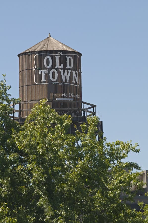 Old town water tower stock photo. Image of town, tower - 6306266