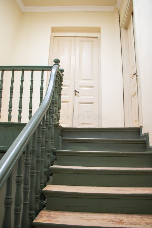 Old towns house stair stock photo. Image of room, colorful - 310094780