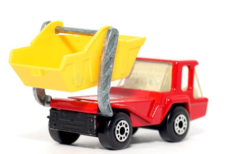 Old Toy Car Atlas Skip Truck #2 Stock Photo - Image of atlas, truck ...