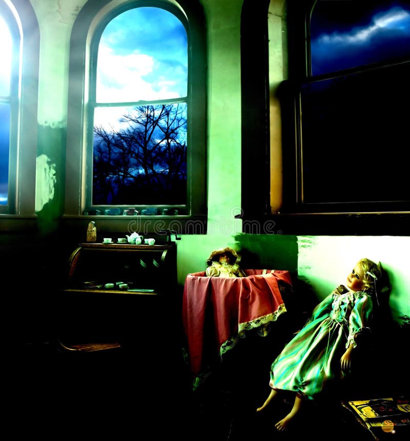 Old toy room stock image. Image of room, nighttime, night - 35303921