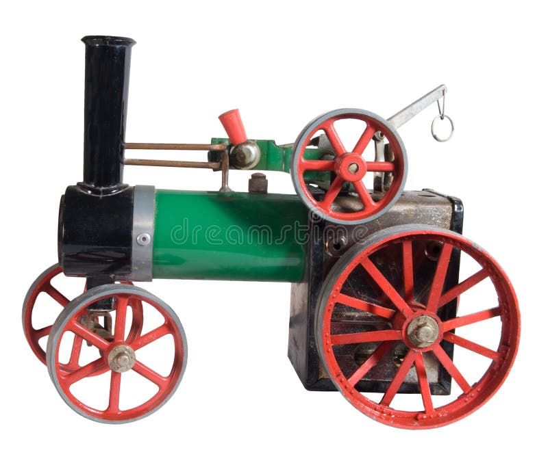 Old Toy Steam Engine stock image. Image of engine, live - 3593615