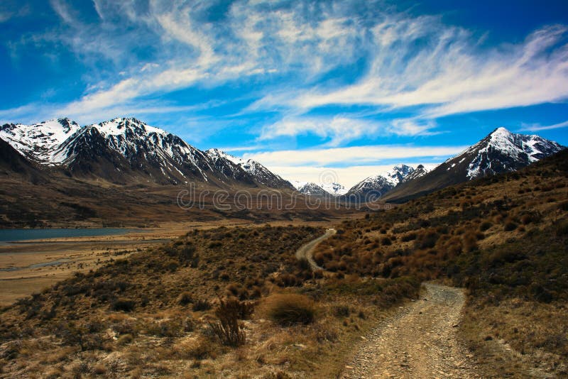 Old track stock photo. Image of path, track, mountains - 21192612