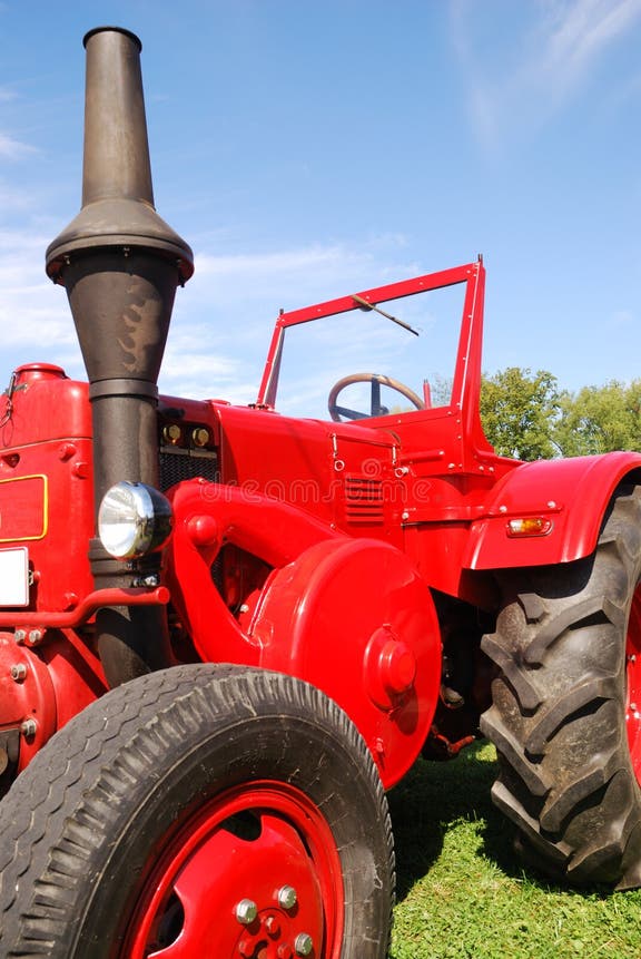 Red Old Timer Tractor Stock Photos - Free & Royalty-Free Stock Photos ...