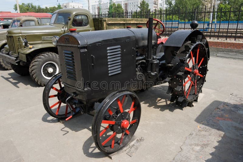 Old tractor stock photo. Image of rustic, machinery, farm - 6166180