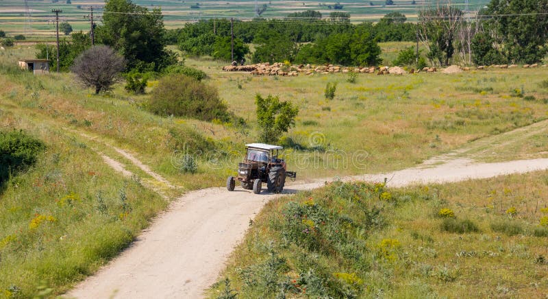 Old tractor stock image. Image of dump, ecological, agriculture - 43313577