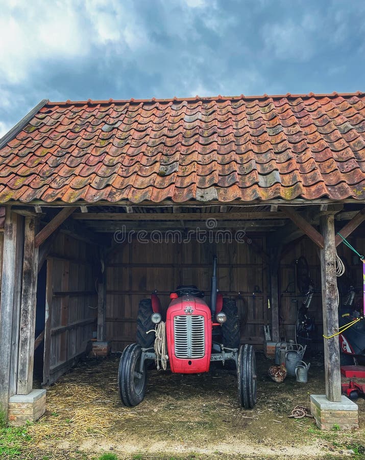 Old tractor stock photo. Image of heavy, outdoor, vintage - 327724664